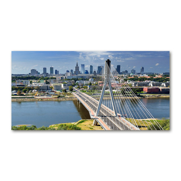 Ebern Designs Warschau Polen - Ungerahmte Kunstdrucke auf Leinwand | Wayfair.de